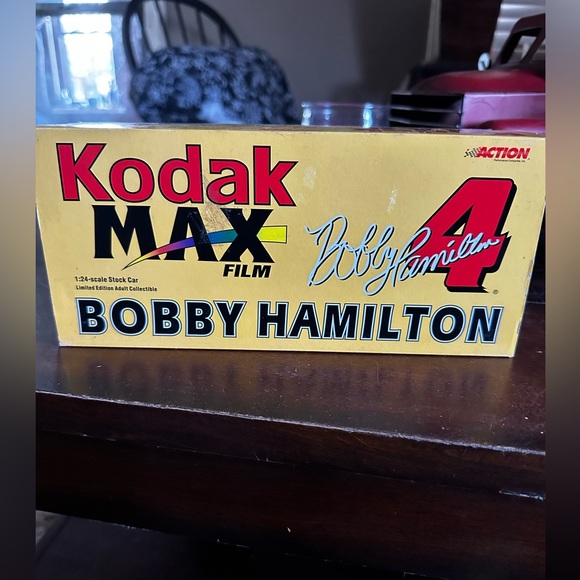 Nascar | Other | Kodak Max Film Bobby Hamliton 4 24 Scale Limited Edition Collectors Die Cast ...